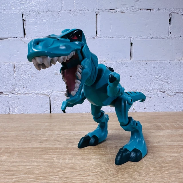 BLUE TYRANNOSAURUS REX Jurassic Park World Super Hero Mashers Toysrus ...
