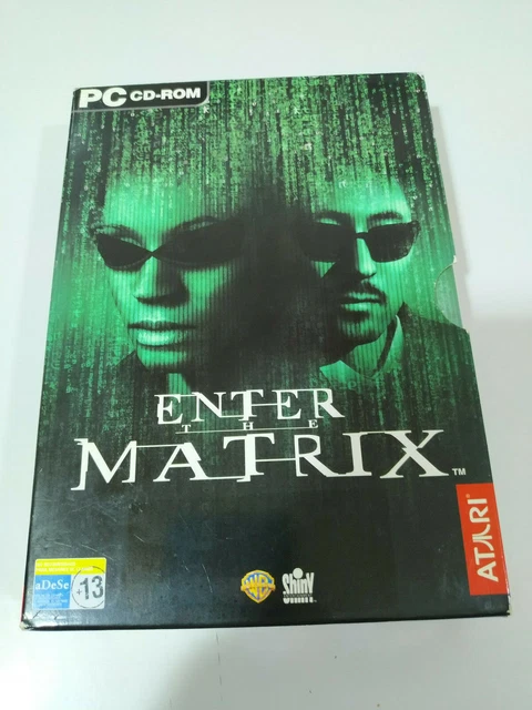 ENTER THE MATRIX - juego para PC 4 X Cd-Rom Edition Espagne - 3T EUR 30 ...