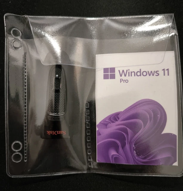 ORIGINAL WINDOWS 11 Pro Retail Professional USB-Stick 24H2 Neu bis zu ...