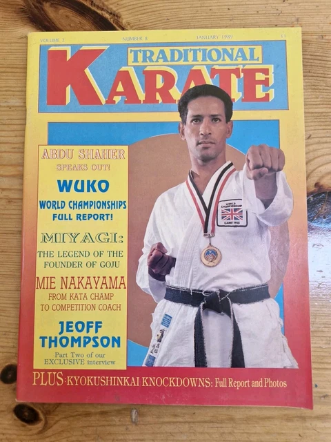 TRADITIONAL KARATE MAGAZINE Vol.2 No.8 Vintage Martial Arts Sports £5. ...
