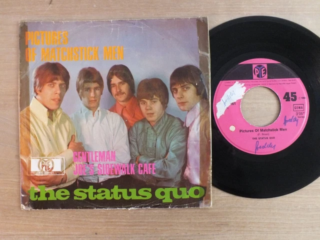 THE STATUS QUO - Pictures Of Matchstick Men 7" Single Vinyl vg EUR 19 ...
