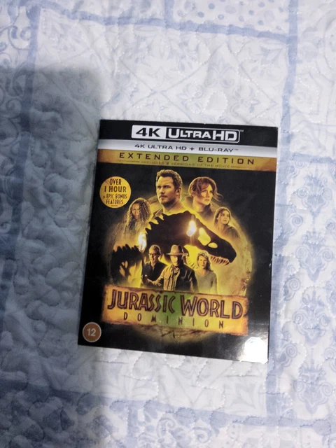Jurassic World Dominion 4k Ultra Hd Blu Ray 2022 2 Discs Extended