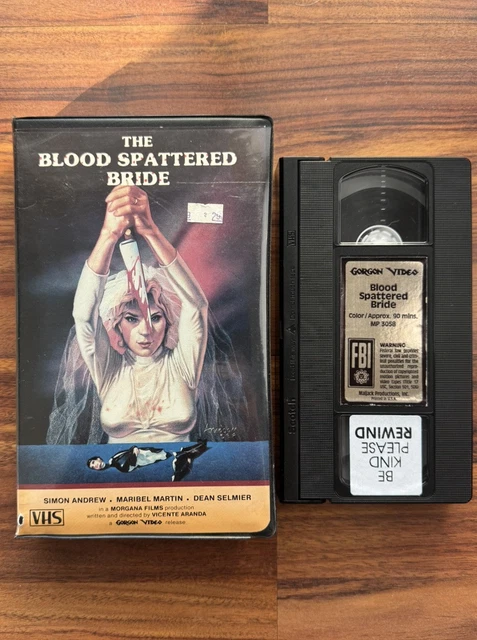 THE BLOOD SPATTERED Bride 1972 VHS Clamshell Gorgon Video Vicente Aranda Horror £28.56 - PicClick UK
