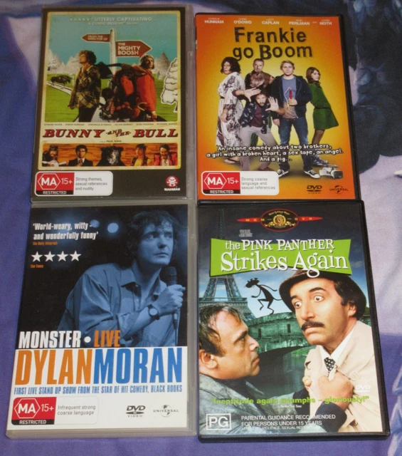 SET OF 4 Classic Comedy Dvds British Stars Peter Sellers Dylan Moran ...