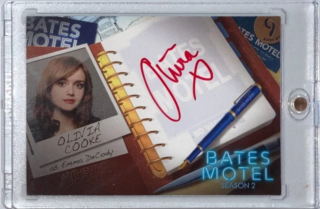 2016 BATES MOTEL Red Ink Olivia Cooke as Emma Decody Auto House of the ...