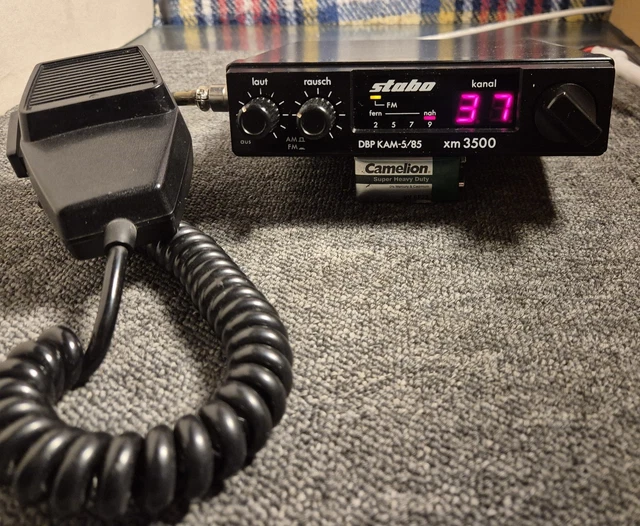 STABO XM3500 CB-FUNKGERÄT 40-Kanal FM/AM für Bastler EUR 15,00 ...