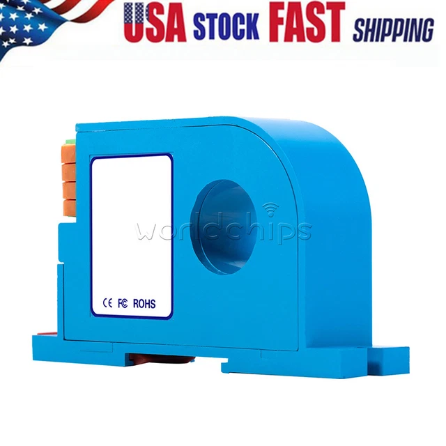 AC CURRENT SENSOR Transmitter Single-phase DC24V Output 4-20ma 0-30A ...