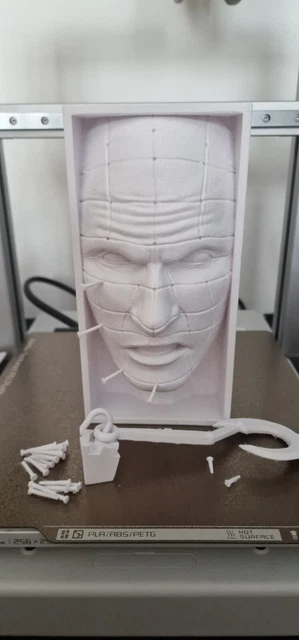 HELLRAISER PINHEAD BOOK Nook Horror bookend 3d printed DIY Painting £29 ...
