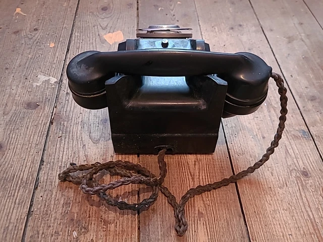 BAKELITE GPO ROTARY Dial Telephone 1950s Call Exchange £37.10 - PicClick UK