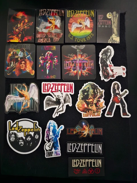 LED ZEPPELIN JIMMY Page Angel Icarus Zoso Rock Music Rock N Roll Decal ...