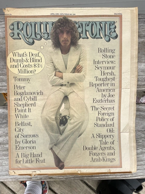 VINTAGE. ROLLING STONE Magazine-April 10, 1975. Tommy Sybil Shepherd ...