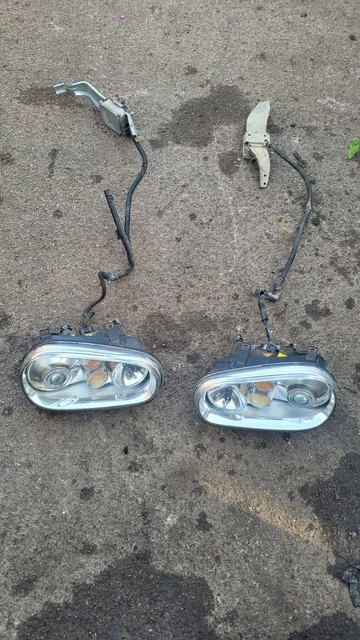 VW GOLF MK4 R32 GEN1 Xenon Headlights With Ballasts - GTI TDI V5 V6 £ ...