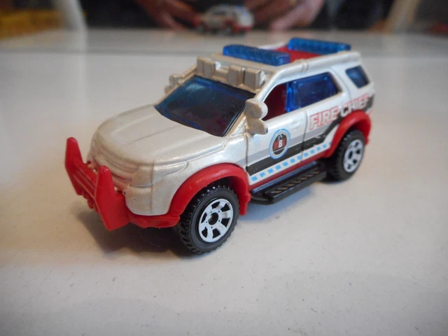 MATCHBOX FORD EXPLORER Fire Chief en blanc EUR 3,99 - PicClick FR