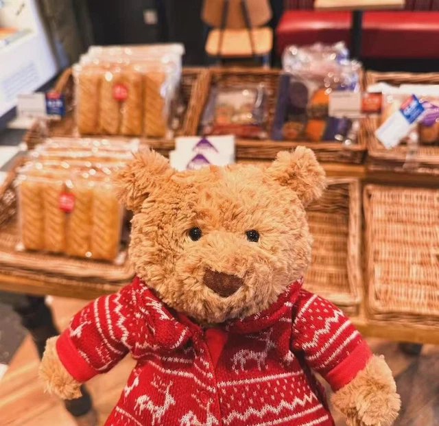 JELLYCAT BARTHOLOMEW BEAR Winter Pyjamas Retired Plush Toy New w/Tags ...