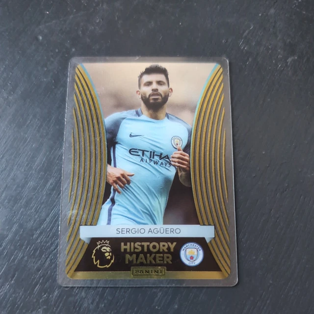PANINI ADRENALYN XL 2025: AGUERO. History Maker Signature card ...