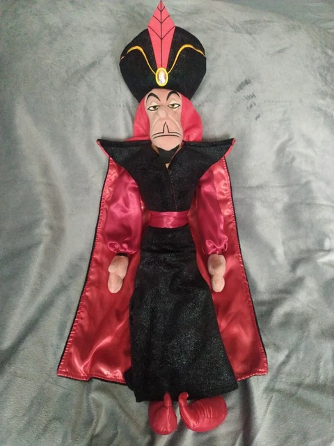 DISNEY STORE LARGE Jafar Plush 50cm Aladdin Soft Toy Disney Villains ...