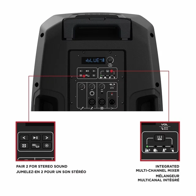 ION AUDIO TOTAL PA Apex Portable PA Speaker System with Wireless ...
