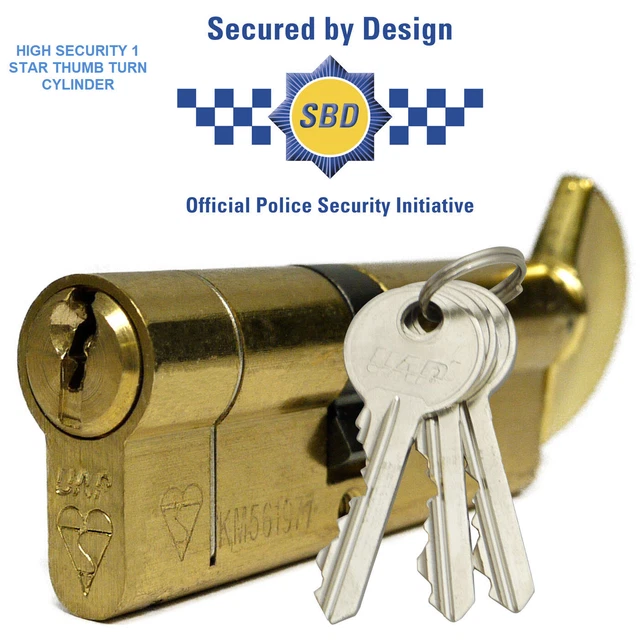 UAP EURO THUMB Turn Cylinder Barrel Door Lock Anti Snap Bump Pick High ...