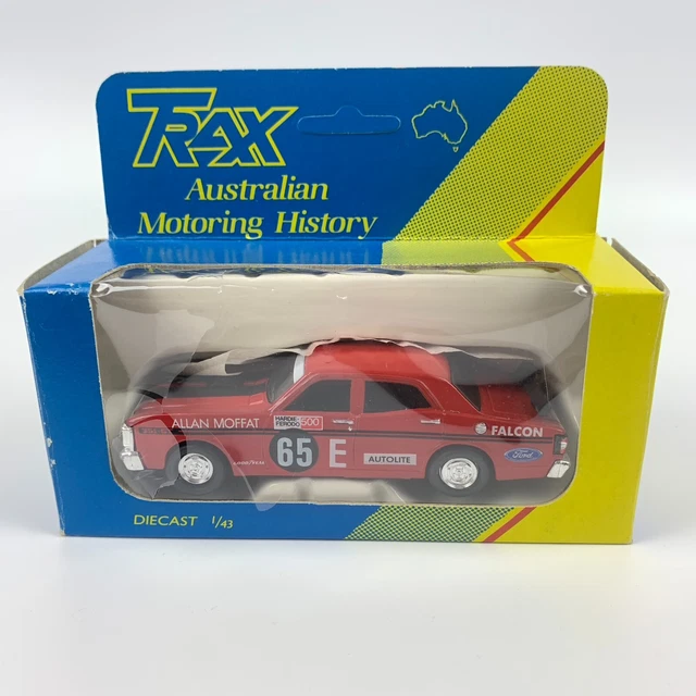 TRAX 1/43 8006A 1971 Ford XY Falcon GTHO Track Red Allan Moffat ...