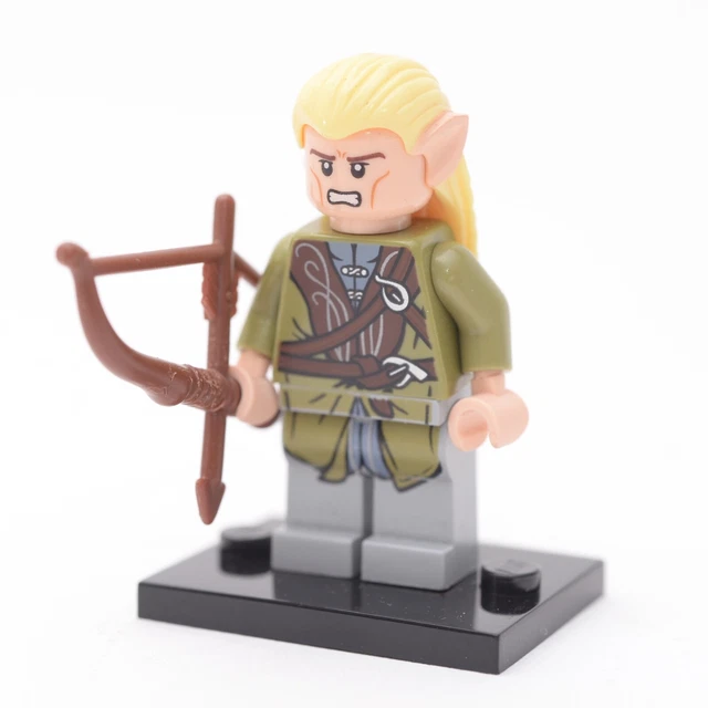 LEGO LORD OF the Rings Legolas Minifigure in Olive Green Robe Figure ...
