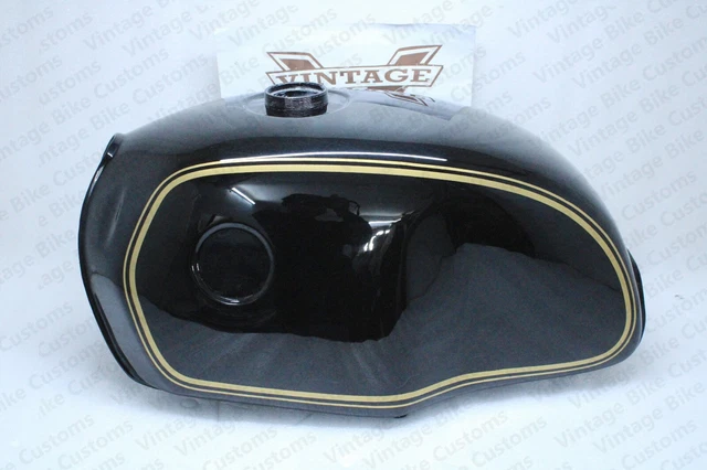 BMW R100S R100CS R100Rs R100Rt Benzin Tank Schwarz & Golden Line Fit ...