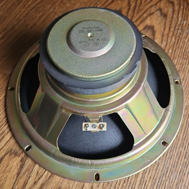 TECHNICS 12& 50W Woofer Speaker Driver EAS-30PL105S Vintage Hi-Fi ...