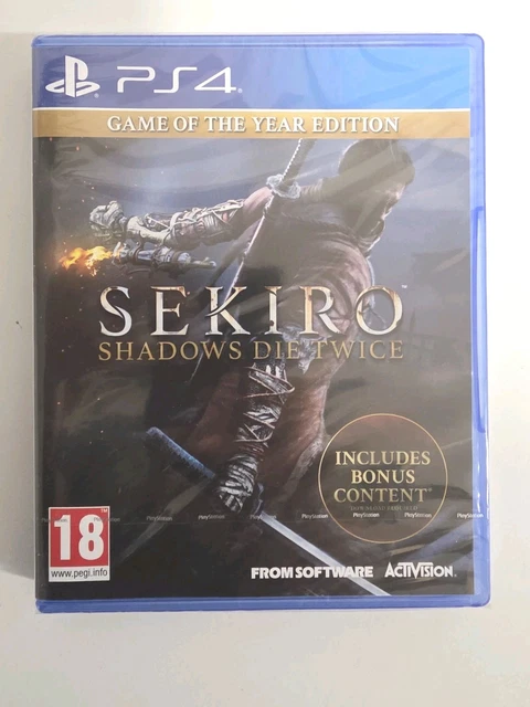 SEKIRO SHADOWS DIE Twice Game Of The Year Edition PS4 Brand New Sealed ...