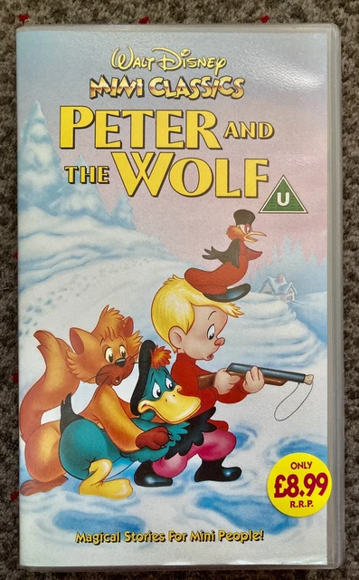VINTAGE RARE WALT Disney VHS - Mini Classics - Peter & The Wolf EUR 4 ...