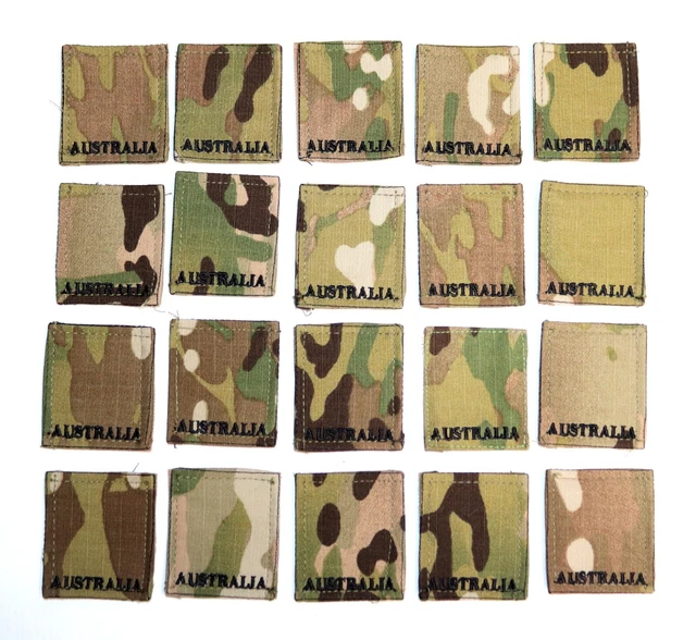 OBSOLETE AUSTRALIAN ARMY Private's Multi-cam Chest Rank insignia ...