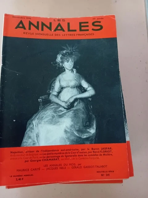 REVUE LES ANNALES des lettres françaises N° 241 | Bon état EUR 5,00 ...