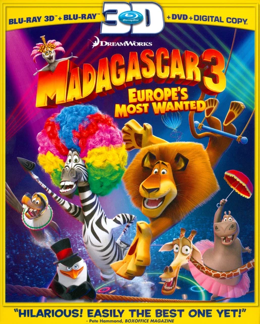 MADAGASCAR 3 - Europe's Most Wanted - DVD - Used £1.50 - PicClick UK