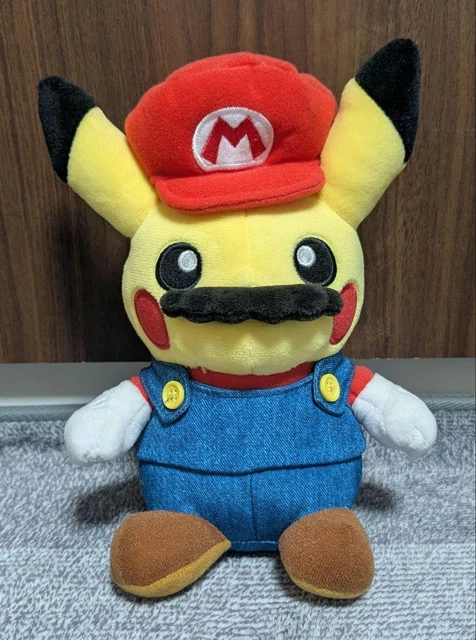 NINTENDO MARIO PIKACHU Pokemon Center Original Plush Toy JP £146.98 ...