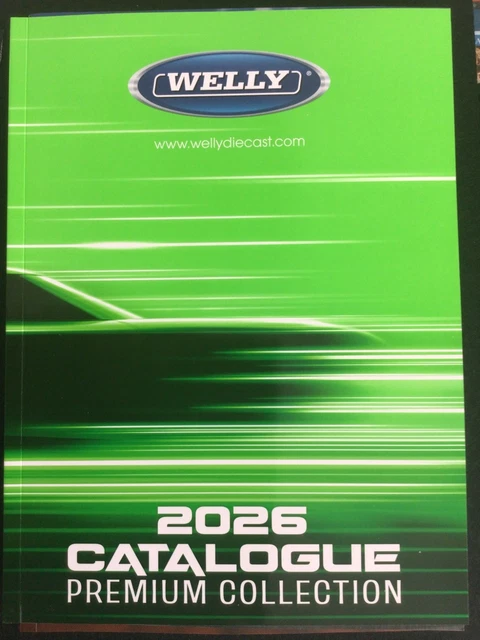 WELLY 2026 DIE Cast Modelle großer Katalog nürnberg Toy Fair 146 S. DIN ...