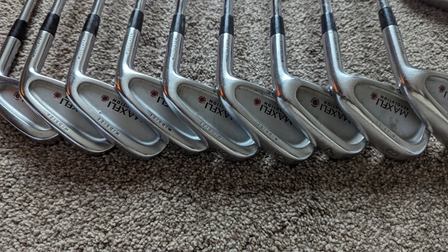MAXFLI REVOLUTION RED Dot Irons Full Set 1-9 SW & PW Golf Clubs £89.99 ...