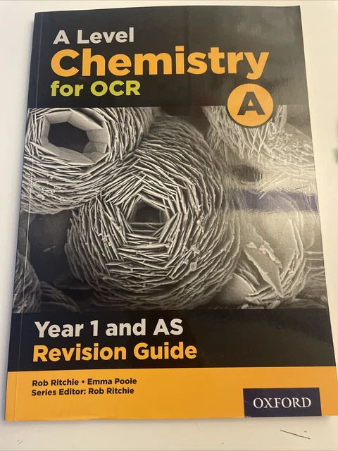 A LEVEL CHEMISTRY For OCR Revision Guide Oxford Rob Ritchie £21.47 ...