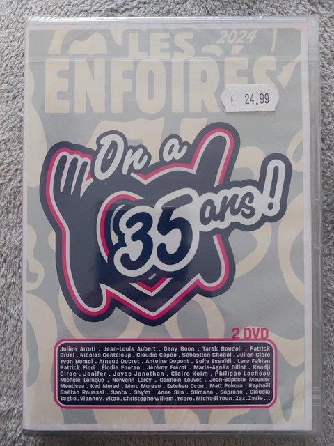 2DVD LES ENFOIRÉS 2024 "On a 35 ans" Sous Blister EUR 19,99 - PicClick FR