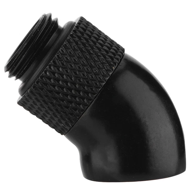 G1/4 THREAD 45 Degree Bend Angle Fitting Adapter For CPU Water Cooling ...