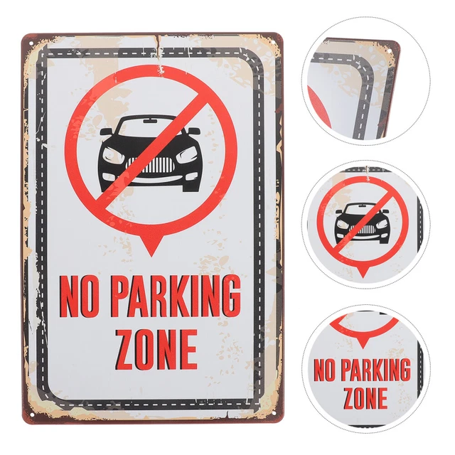 NO PARKING SIGN Metal Private Driveway Sign No Parking Symbol Sign For ...