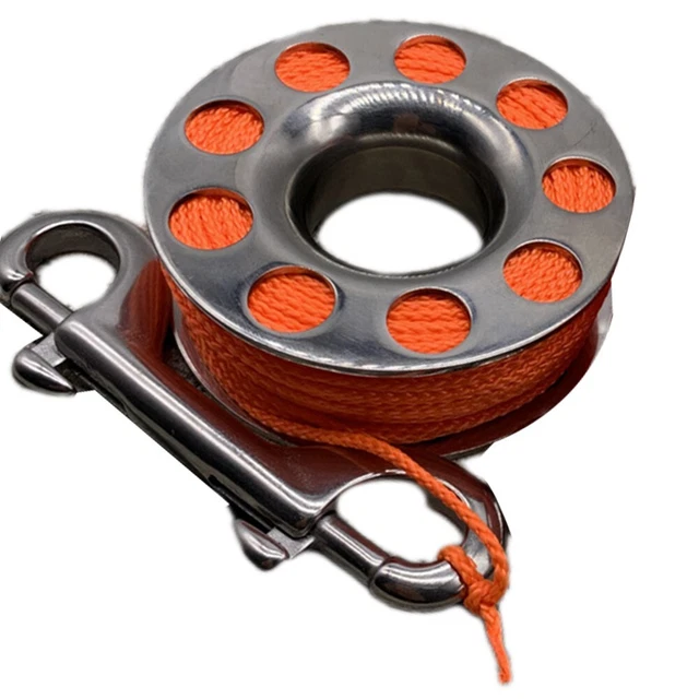 LONG SERVICE LIFE Double Ended Snap Clip for 98ft Scuba Diving Line ...