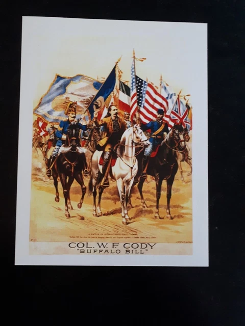AFFICHE : BUFFALO BILL le colonel W.F. Cody EUR 4,80 - PicClick FR