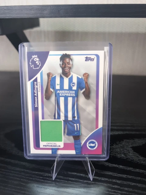 TOPPS PREMIER LEAGUE 2025/26 Player Worn Relic Simon Adingra Trading ...