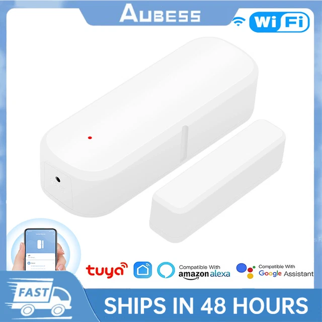 TUYA SMART WIFI Door Sensor Window Sensor Door Magnetic Alarm Detector ...