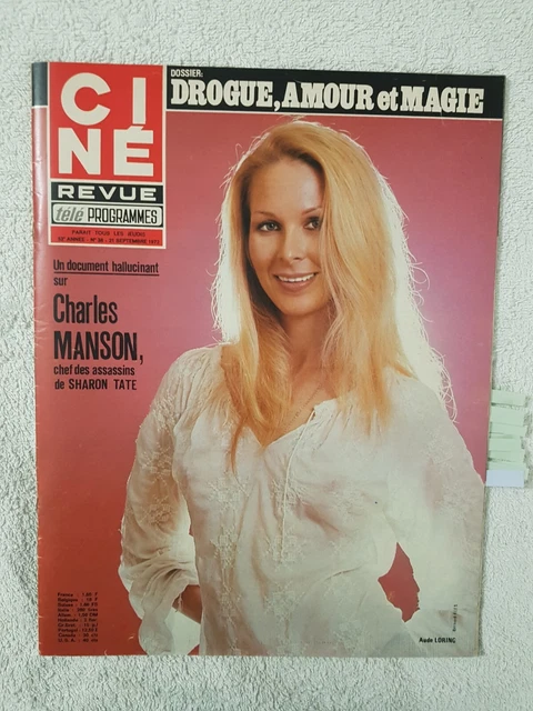 CINE REVUE N°38 1972 Aude Loring G.ford Minnelli C.laughton C.manson ...