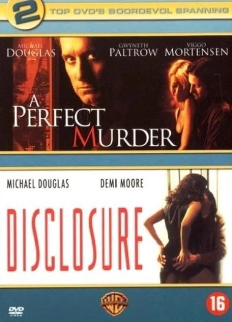 A PERFECT MURDER/DISCLOSURE DVD Thriller (2005) Michael Douglas Amazing ...