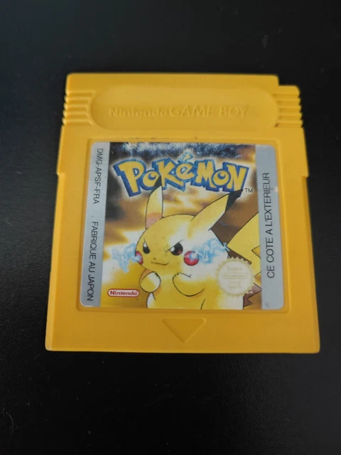 POKÉMON VERSION JAUNE Gameboy , cartouche officiel en français EUR 1,00 ...