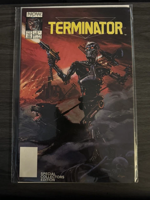 TERMINATOR: ALL MY Futures Past # 1 Now Comics 1989 vintage science ...