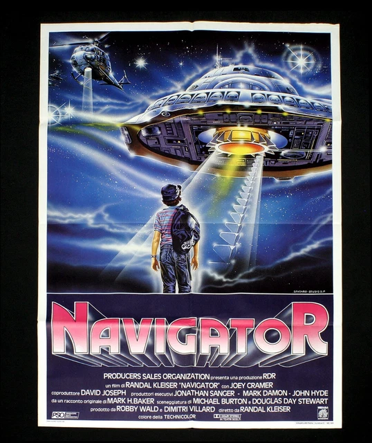 NAVIGATOR MANIFESTO POSTER Joey Cramer Flight of the Sci-fi UFO Disney ...