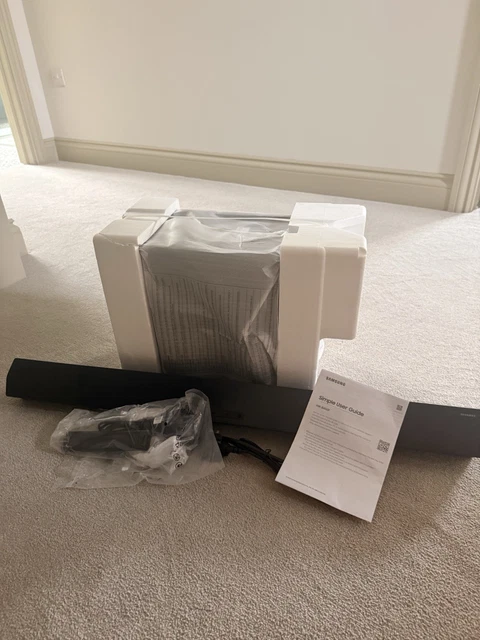 SAMSUNG B450F 2.1CH Soundbar with Subwoofer HDMI Wired Black HW-B450F ...