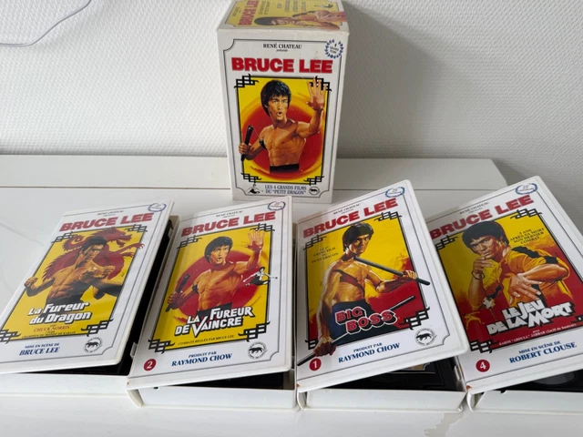 LOT COFFRET VHS Film Bruce Lee Rene chateau K7 video cassette EUR 30,00 ...