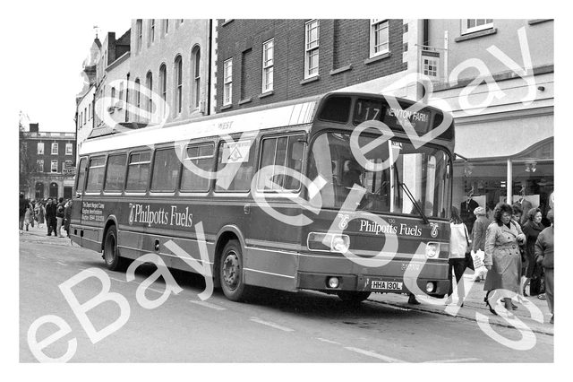 BUS PHOTOGRAPH MIDLAND RED WEST HHA 130L [130] Hereford '88 £1.60 ...